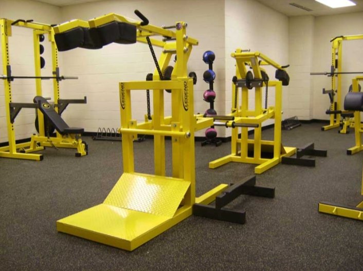 SQUAT MACHINE W/ CALF BLASTER - LEGEND 3129 – ISF Fitness Equipment